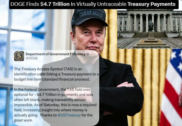 Where Did $4.7 Trillion in Untraceable US Treasury Payments Go? DOGE ...