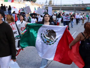 Protesters Shut Down 101 Freeway in Los Angeles Amid ICE Raids Backlash ...