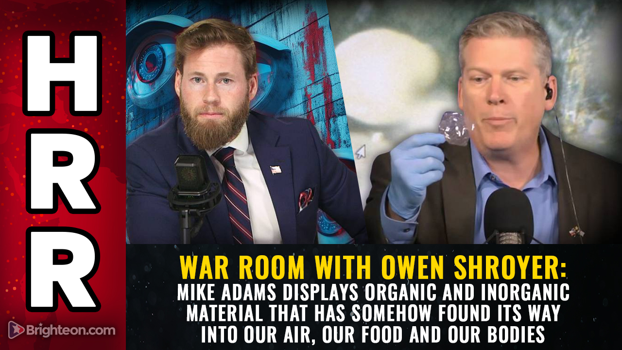 War Room With Owen Shroyer: Mike Adams Displays Organic And Inorganic ...