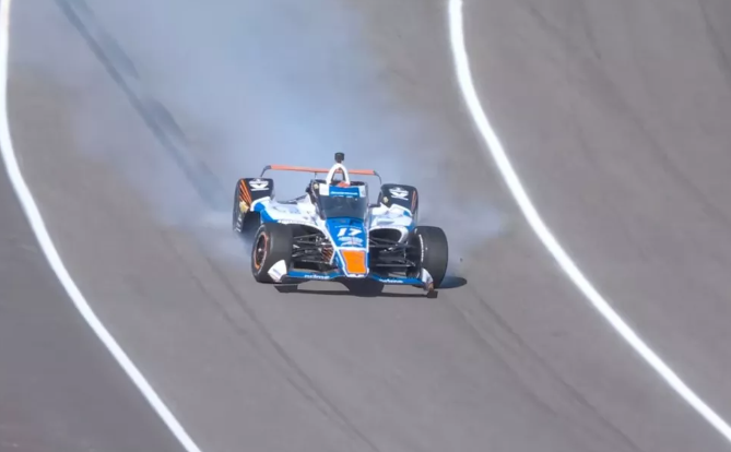 Larson Tags Wall During Morning Session – [your]NEWS