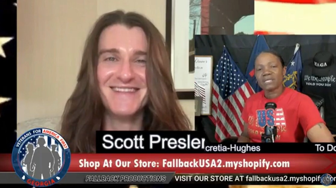 Scott Presler appeared on VFAF’s Real News with Lucretia Hughes ...