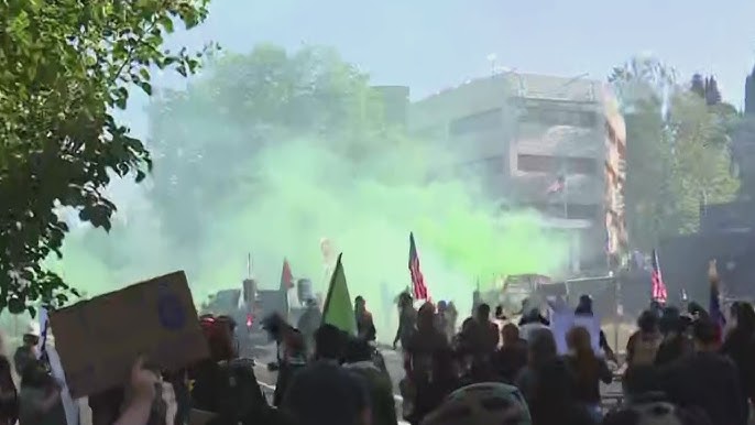 Federal Officers Injured as Rioters Attack ICE Facility in Portland ...