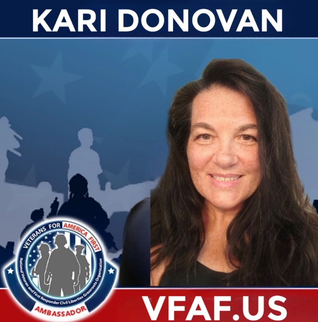 Kari Donovan, of North Carolina, appointed VFAF National Ambassador said Christi Tasker Veterans ...