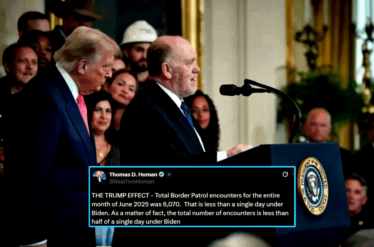 Border CZAR, Tom Homan: Illegal Border Crossings Fell to Over 6,000 ...