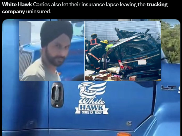Trucking Company White Hawk Carriers Inc Tied to Illegal Alien Florida ...