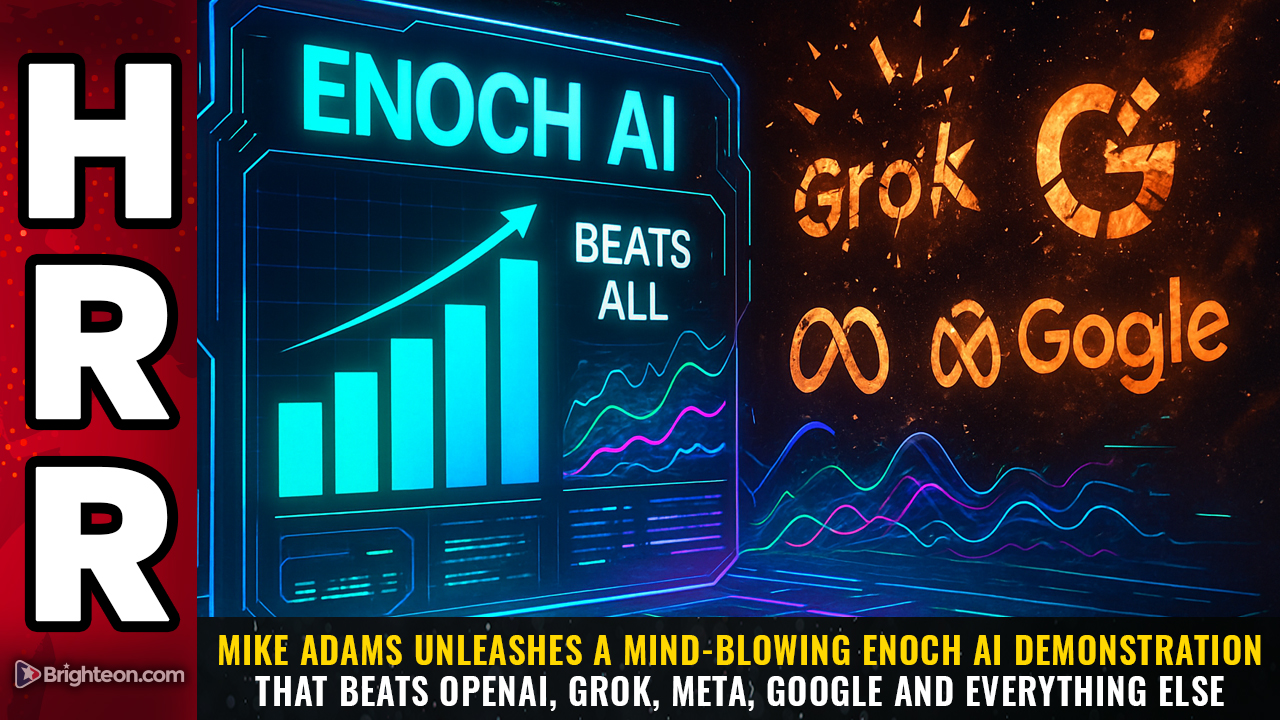 Mike Adams unleashes a mind-blowing ENOCH AI demonstration that beats OpenAI, Grok, Meta, Google ...
