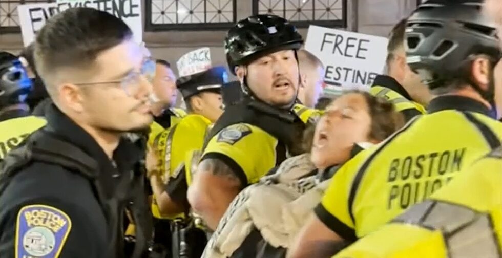 Boston Police Officers Hospitalized After Violent Pro-Palestinian ...