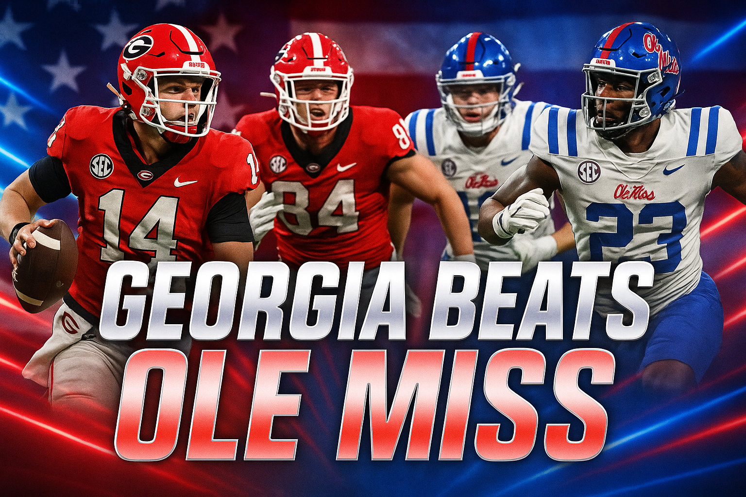 #9 Georgia Bulldogs Pull Off Huge Win Over #5 Ole Miss – [your]NEWS