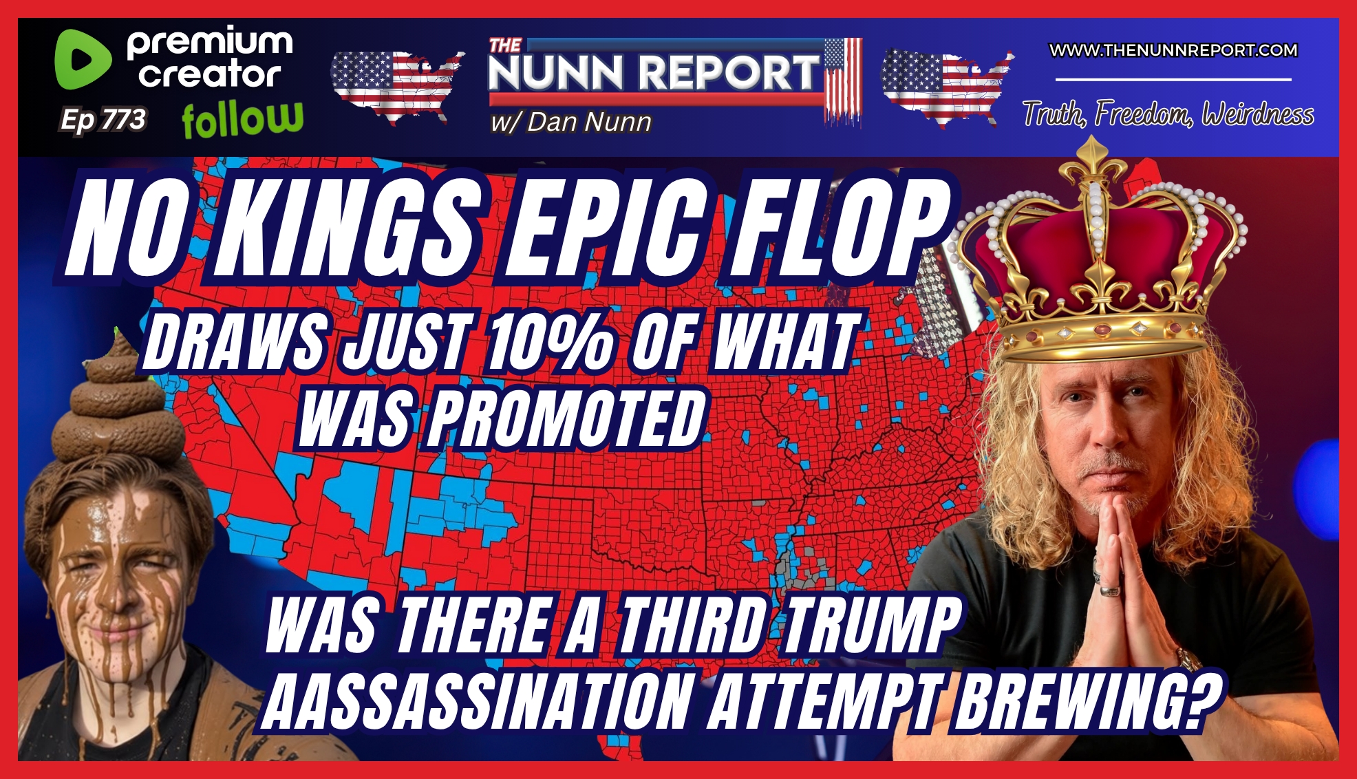 [Ep 773] No Kings Flops | Third Plot to Assassinate Trump? | Harry ...