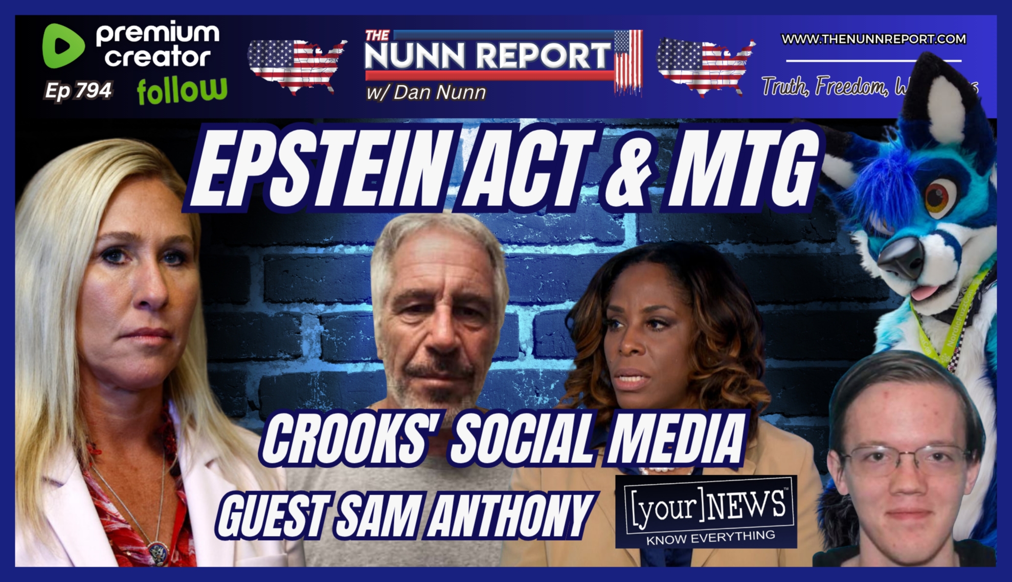 [Ep 794] Epstein Act | MTG 2.0 [Liz Cheney?] | Crooks, Furries ...