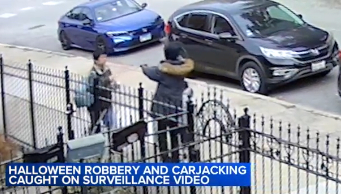 Terrifying Halloween Robbery: Armed Men Attack Father in Front of Young ...