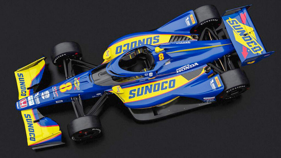 Simpson Unveils Striking Livery Inspired by the Iconic Colors of Sunoco ...