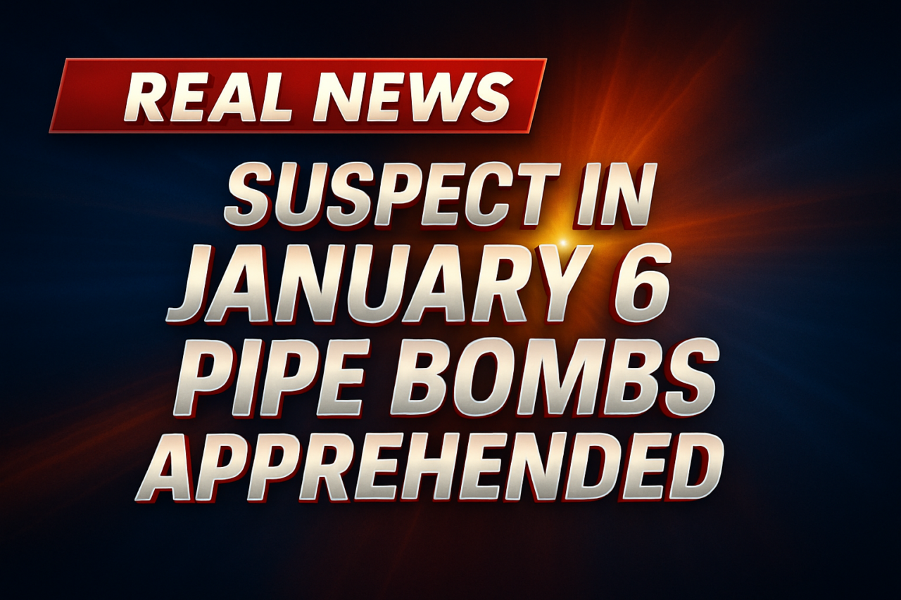 BREAKING: The FBI Apprehends Suspect in January 6 RNC/DNC Pipe Bomb ...