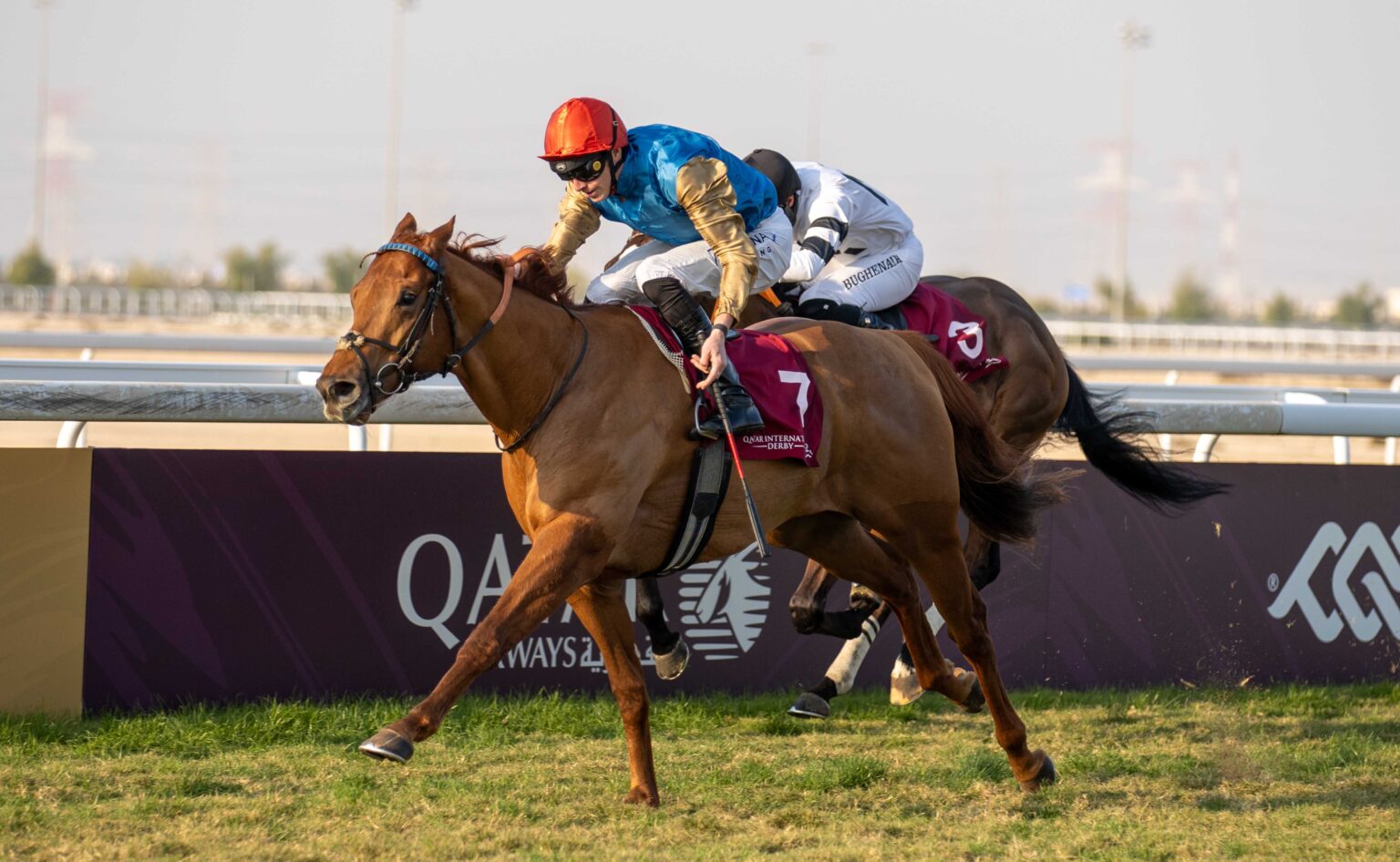 Qatar International Derby on Saturday at the Al Rayyan Racecourse ...