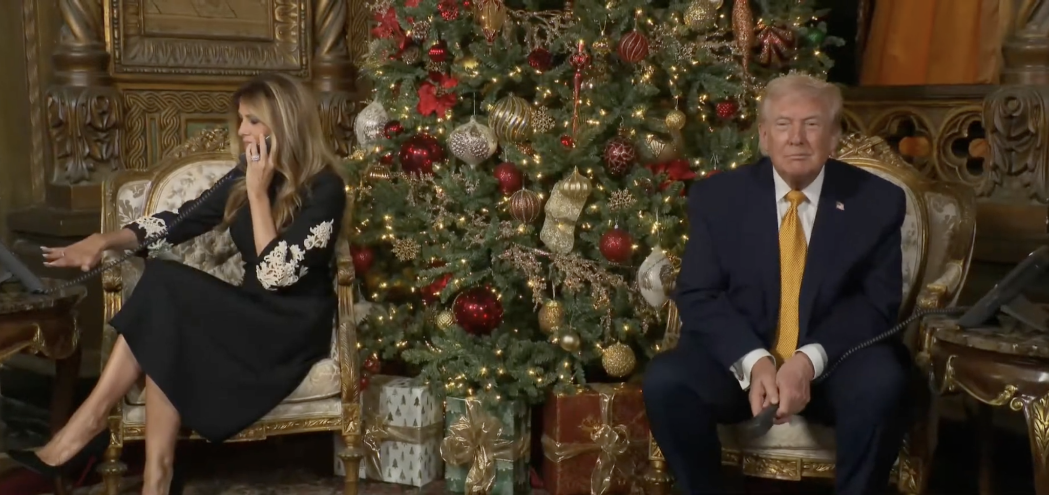 WATCH: Trump Joins NORAD Santa Tracker Calls, Sends Holiday Wishes to ...