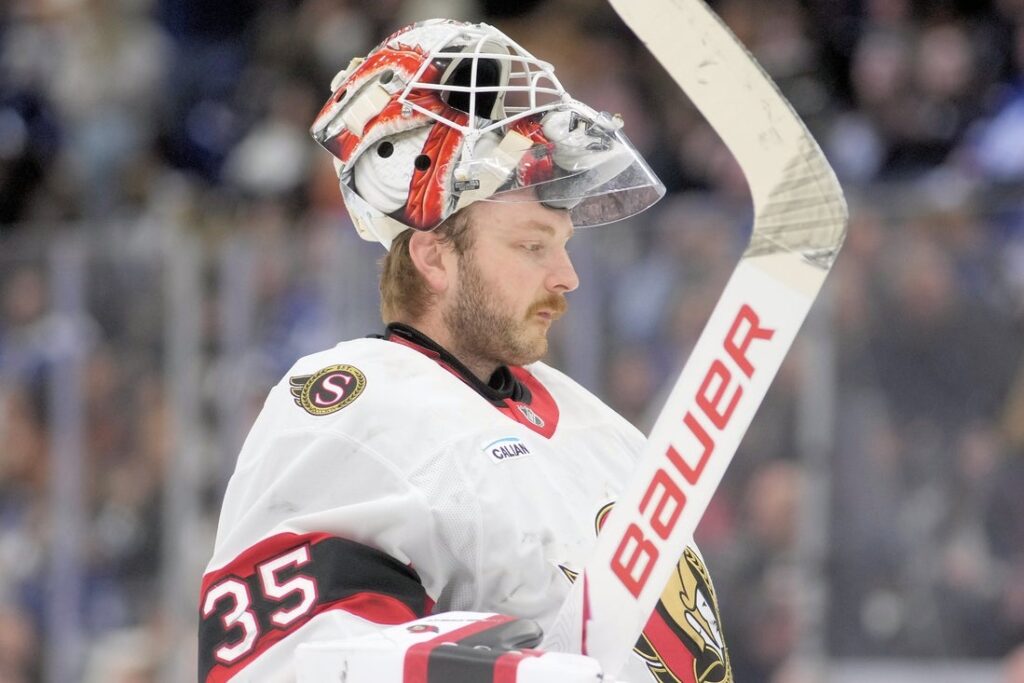 Senators G Linus Ullmark returns from leave, serves as backup – [your]NEWS