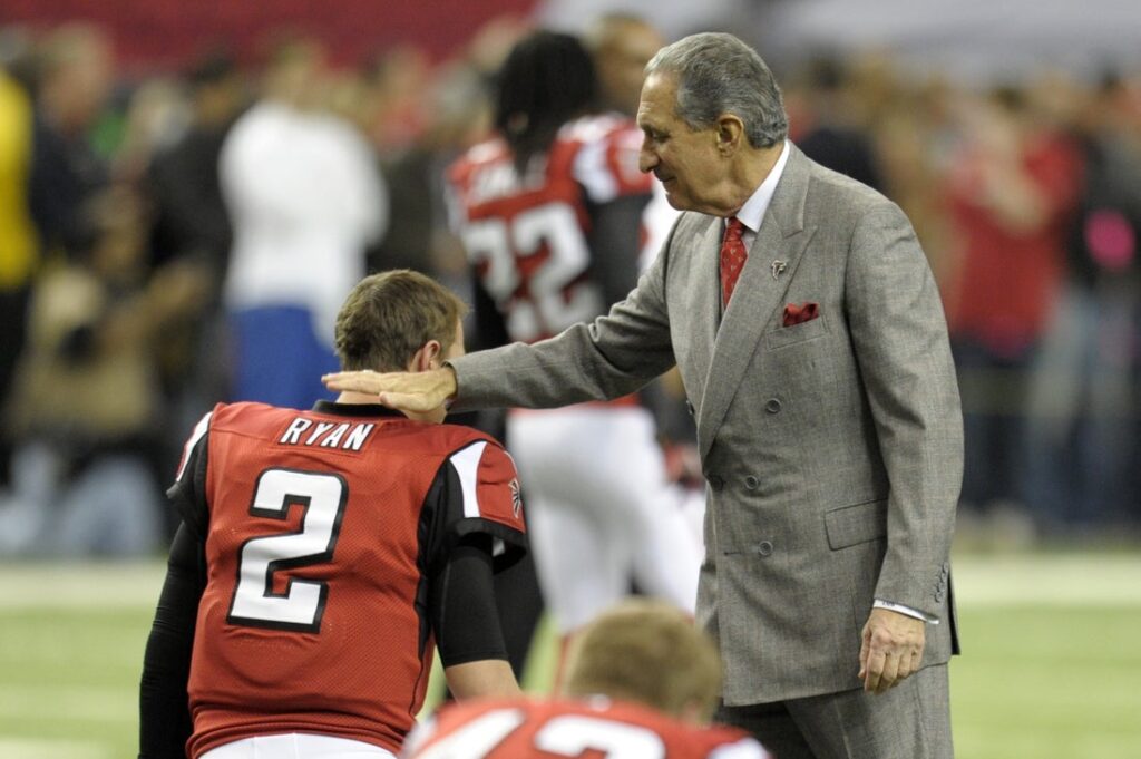 Arthur Blank shakes up Falcons’ org structure; Matt Ryan could be in ...
