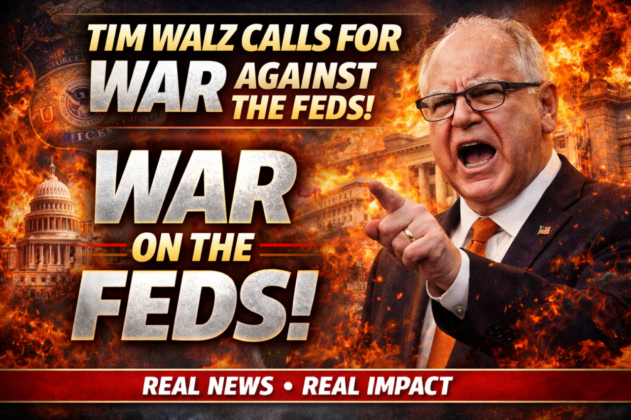 Tim Walz Fans the Flames — Calling for War Against the Feds – [your]NEWS
