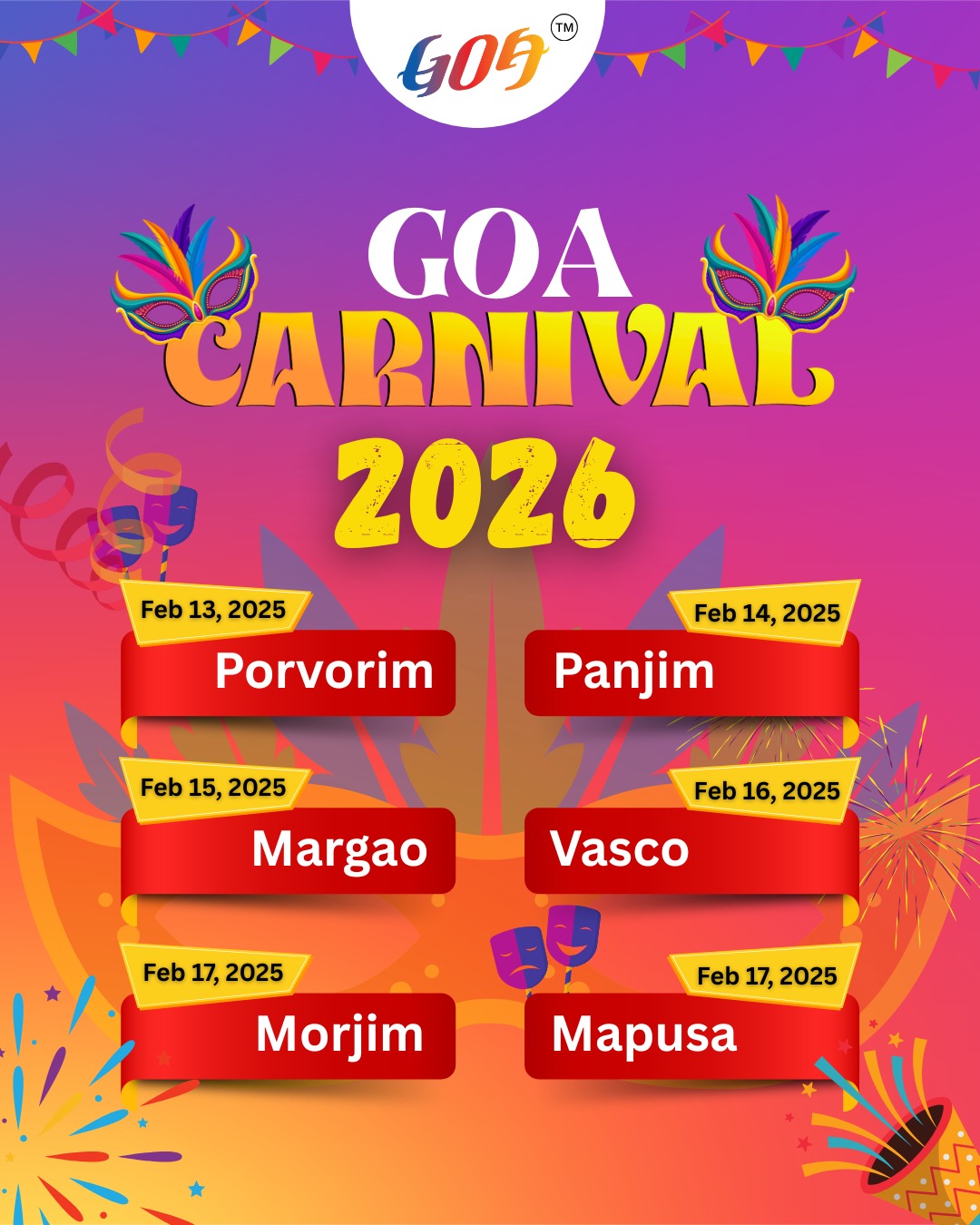 Goa All Set to Celebrate a Grand and Vibrant Carnaval 2026 Across the ...