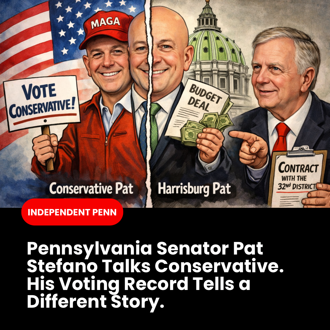 Pennsylvania Senator Pat Stefano Talks Conservative. His Voting Record ...