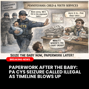 PAPERWORK AFTER THE BABY: PA CYS SEIZURE CALLED ILLEGAL AS TIMELINE ...