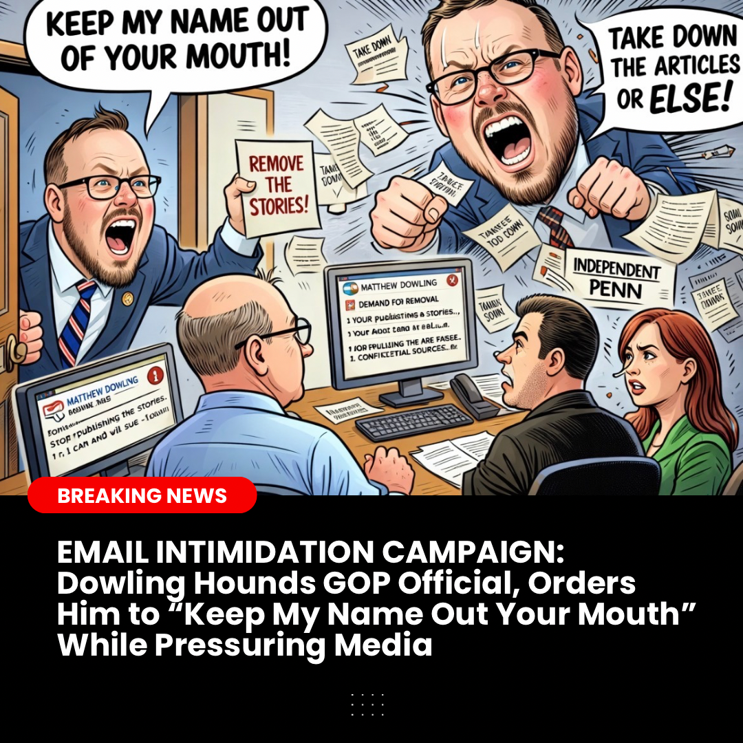 EMAIL INTIMIDATION CAMPAIGN: Dowling Hounds GOP Official, Orders Him to ...