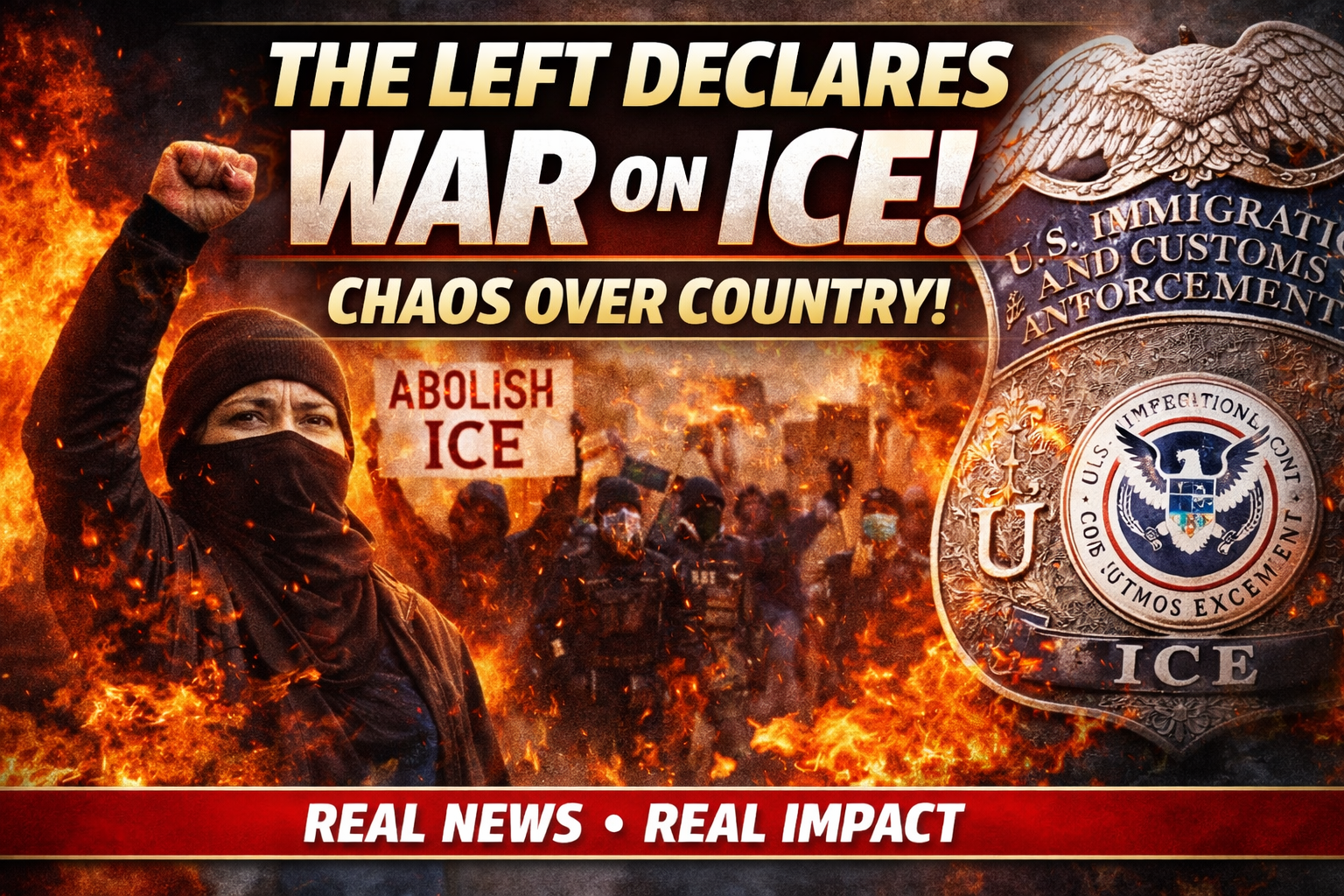 The Left Declares War on ICE — And America Pays the Price – [your]NEWS