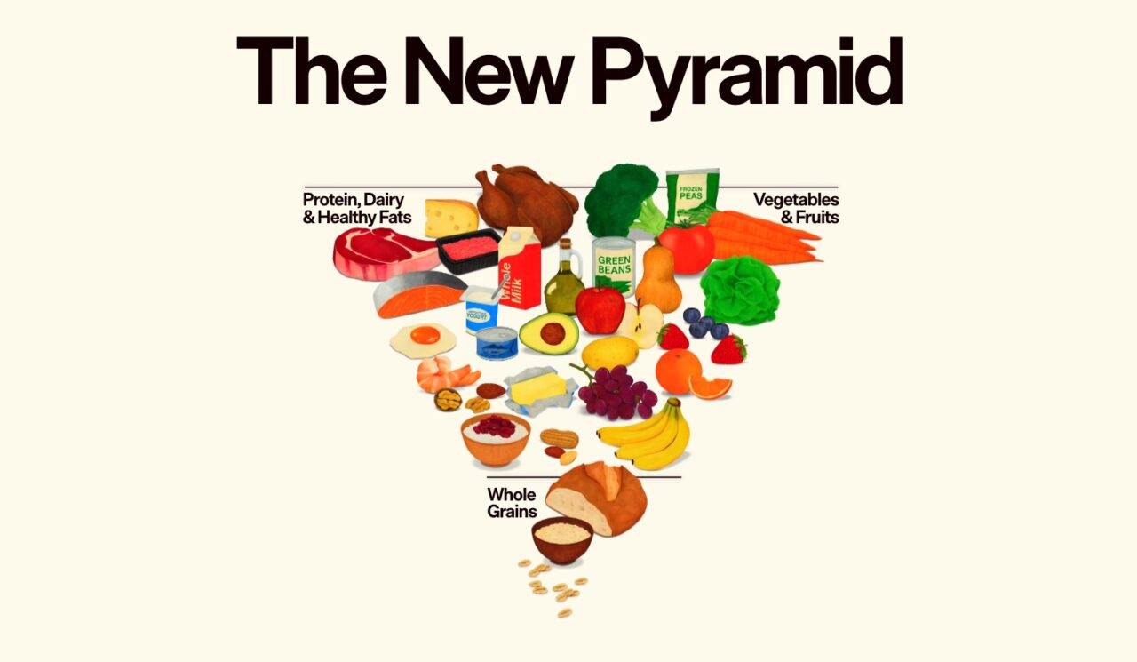 Federal Dietary Guidelines Flip Food Pyramid, Elevate Protein and Fats ...