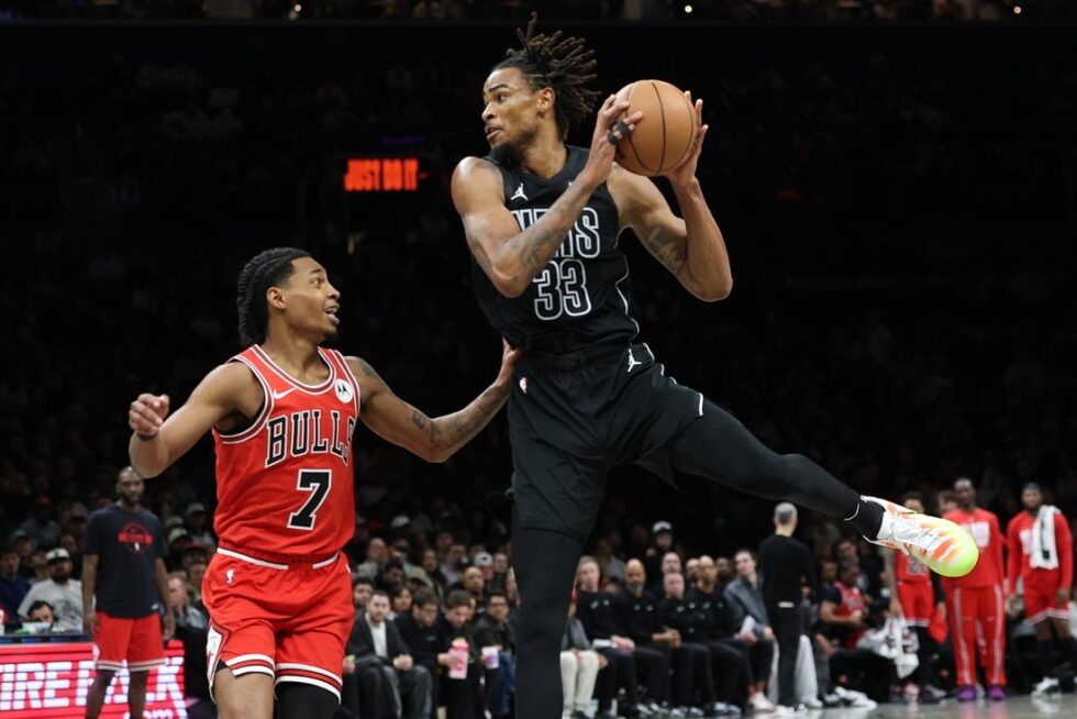 Nic Claxton sets career high as Nets pull out victory over Bulls ...