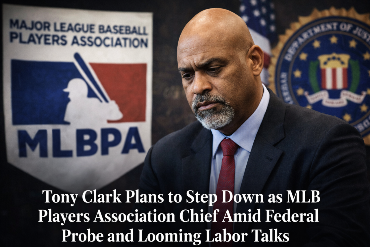 Tony Clark Plans to Step Down as MLB Players Association Chief Amid ...