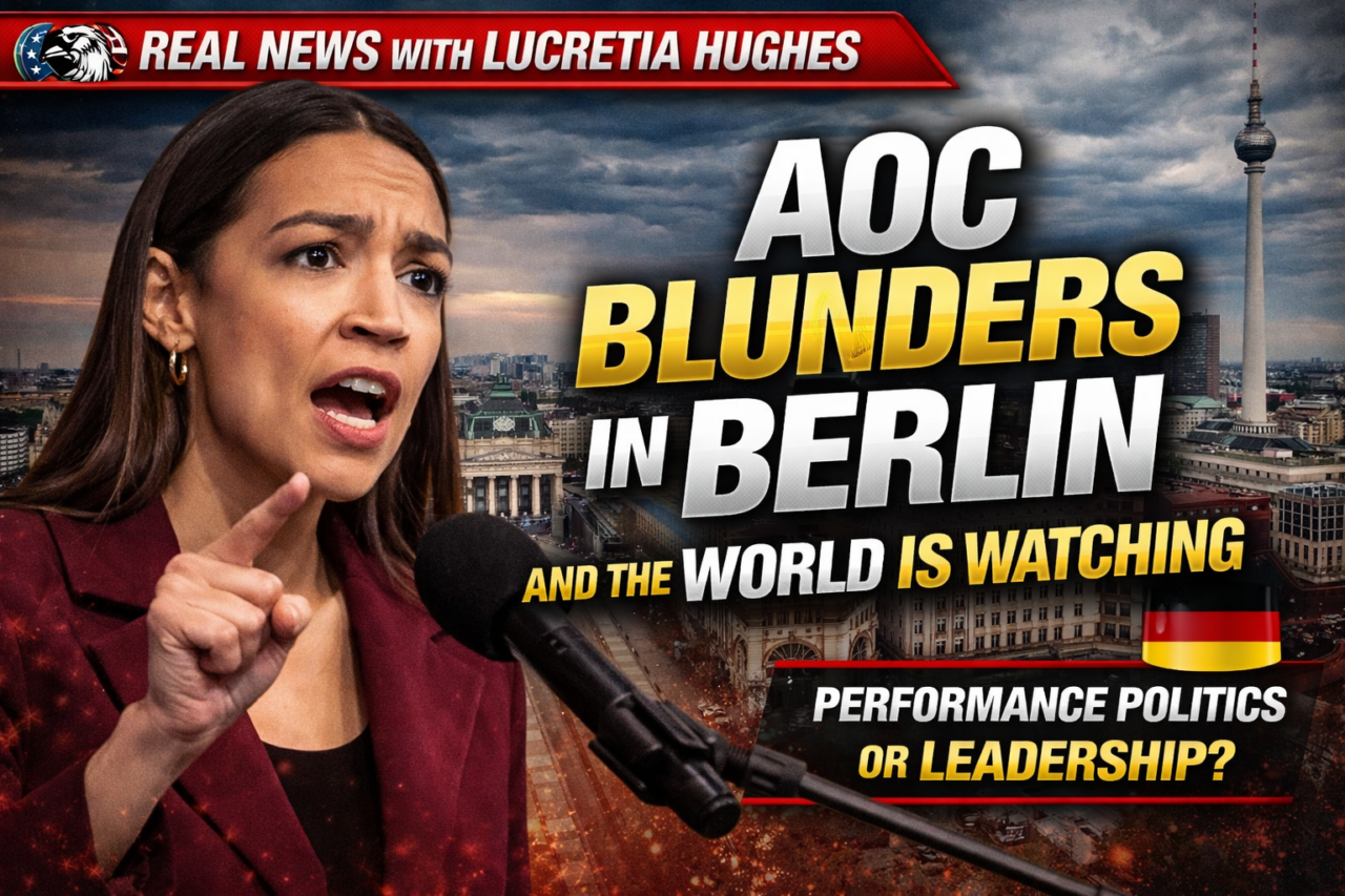 Alexandria Ocasio-Cortez Blunders in Berlin — And the World Is Watching ...