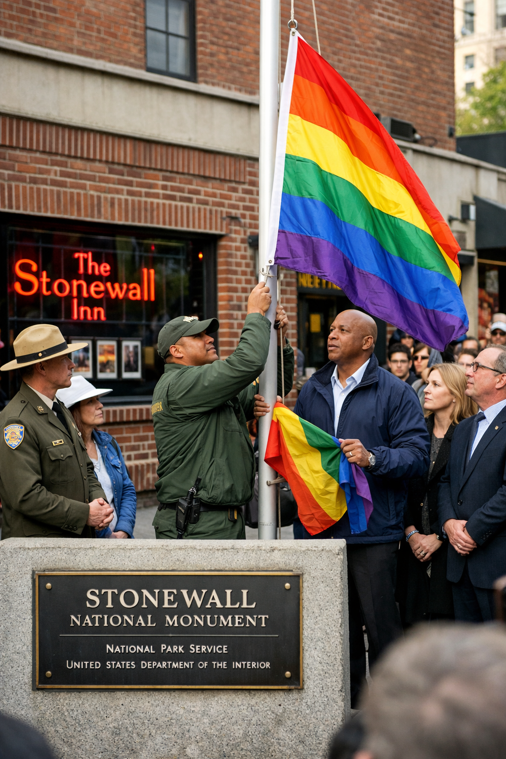 New York Officials Reinstall Pride Flag at Stonewall Monument After ...