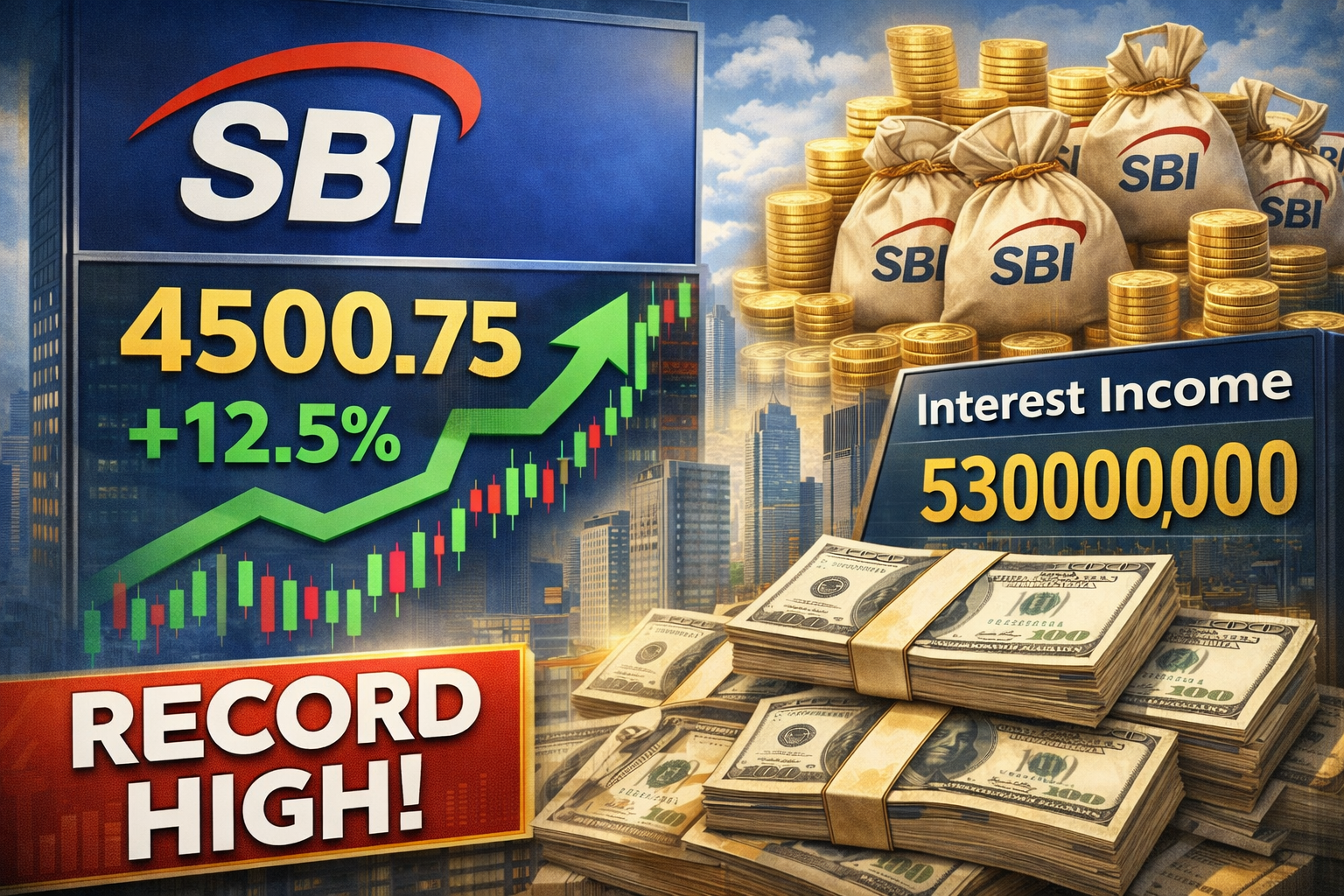 SBI Shares Soar to Record High After Profit Beats Expectations and ...