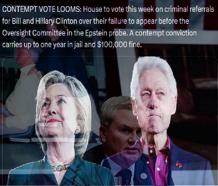 Why Are the American People Paying for a Contempt Vote for the Clintons ...
