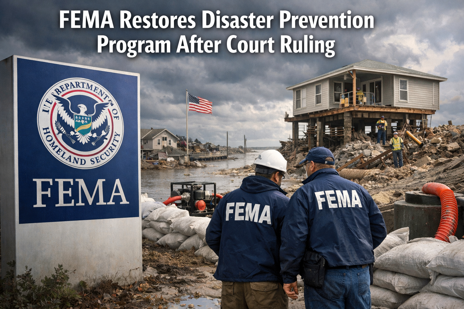 Fema Restores Disaster Prevention Program After Court Ruling – [your]NEWS