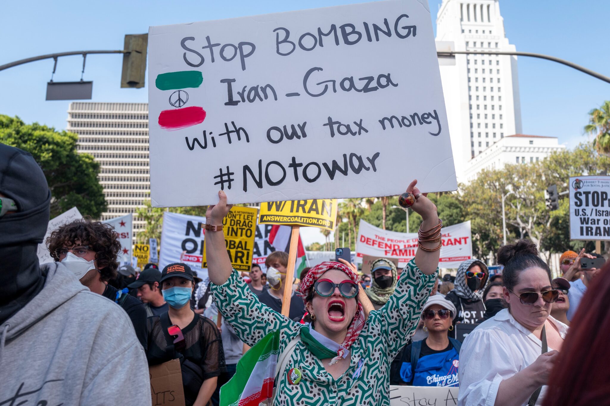 Chinese State Media Amplify U.S. Anti-War Protests Linked to Singham ...