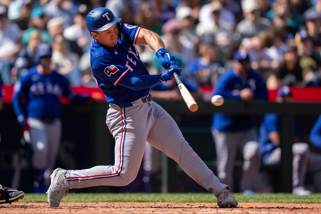 Rangers place OF Wyatt Langford (forearm) on 10-day injured list ...