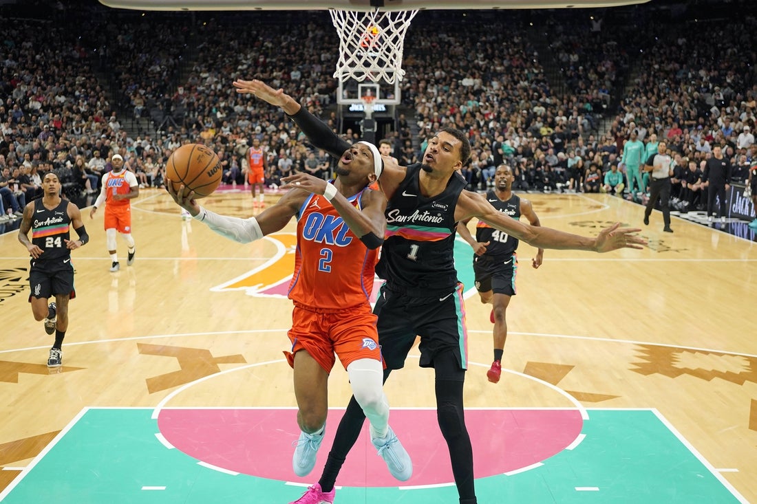 Thunder’s Shai Gilgeous-Alexander, Spurs’ Victor Wembanyama ready for ...