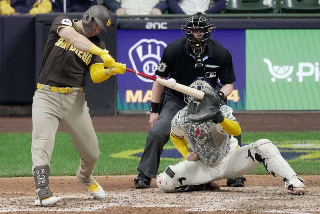 Gavin Sheets’ 2-out, 3-run homer in ninth rallies Padres past Brewers ...