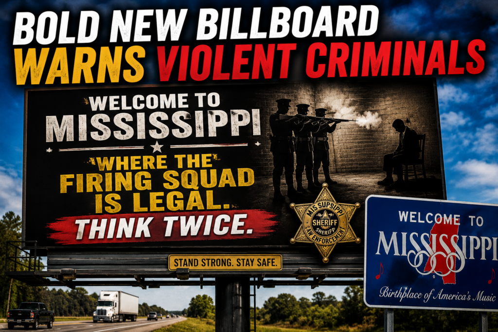 Bold New Billboard Warns Violent Criminals: “Welcome to Mississippi ...