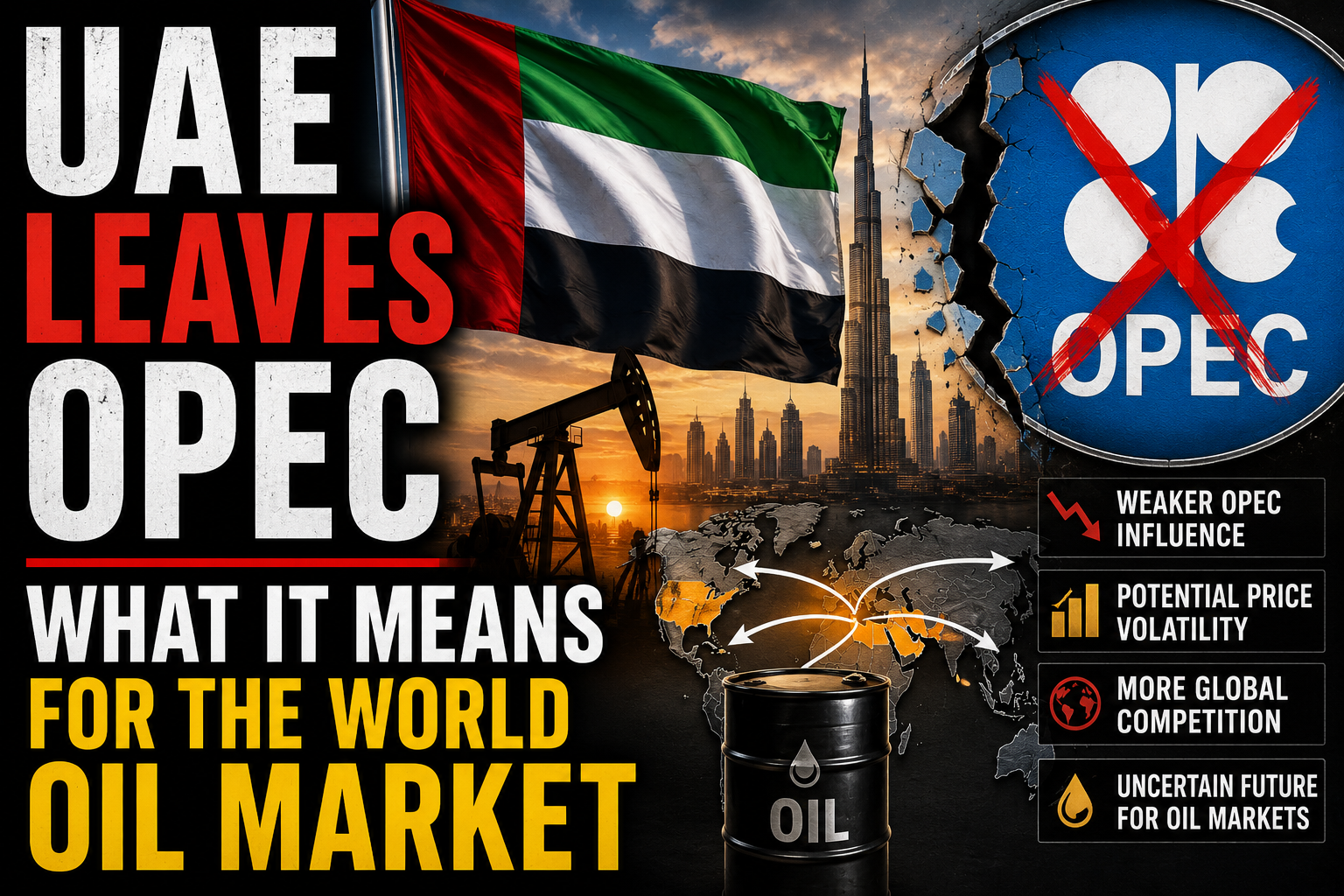 UAE Leaves OPEC, Raising Questions About Future of Global Oil Markets ...