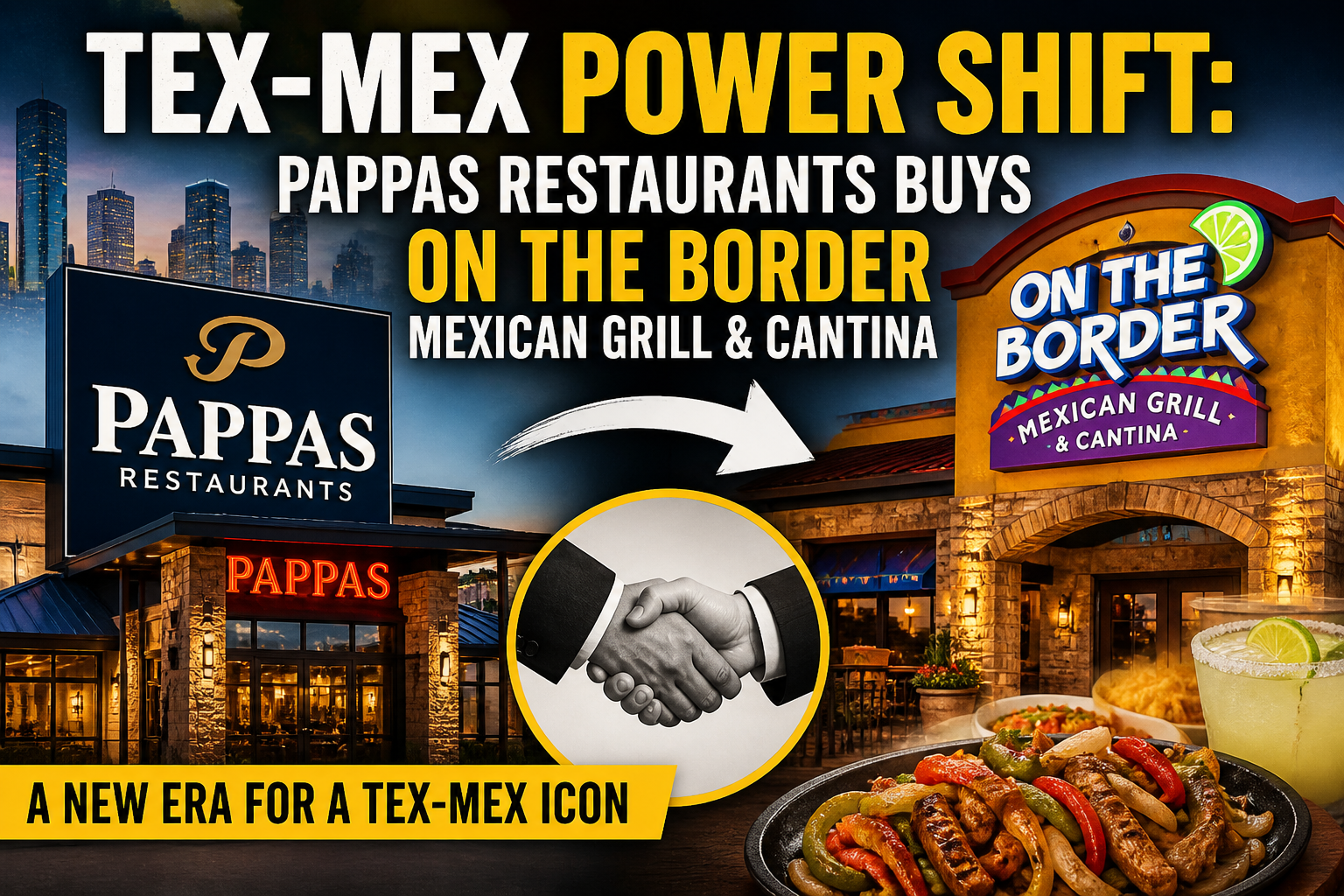 Tex-Mex Power Shift: Pappas Restaurants Buys On The Border Mexican ...