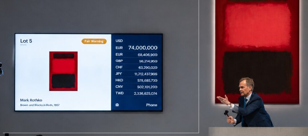 Record-Breaking Rothko Sells for $85.8 Million, Leading New York’s ...