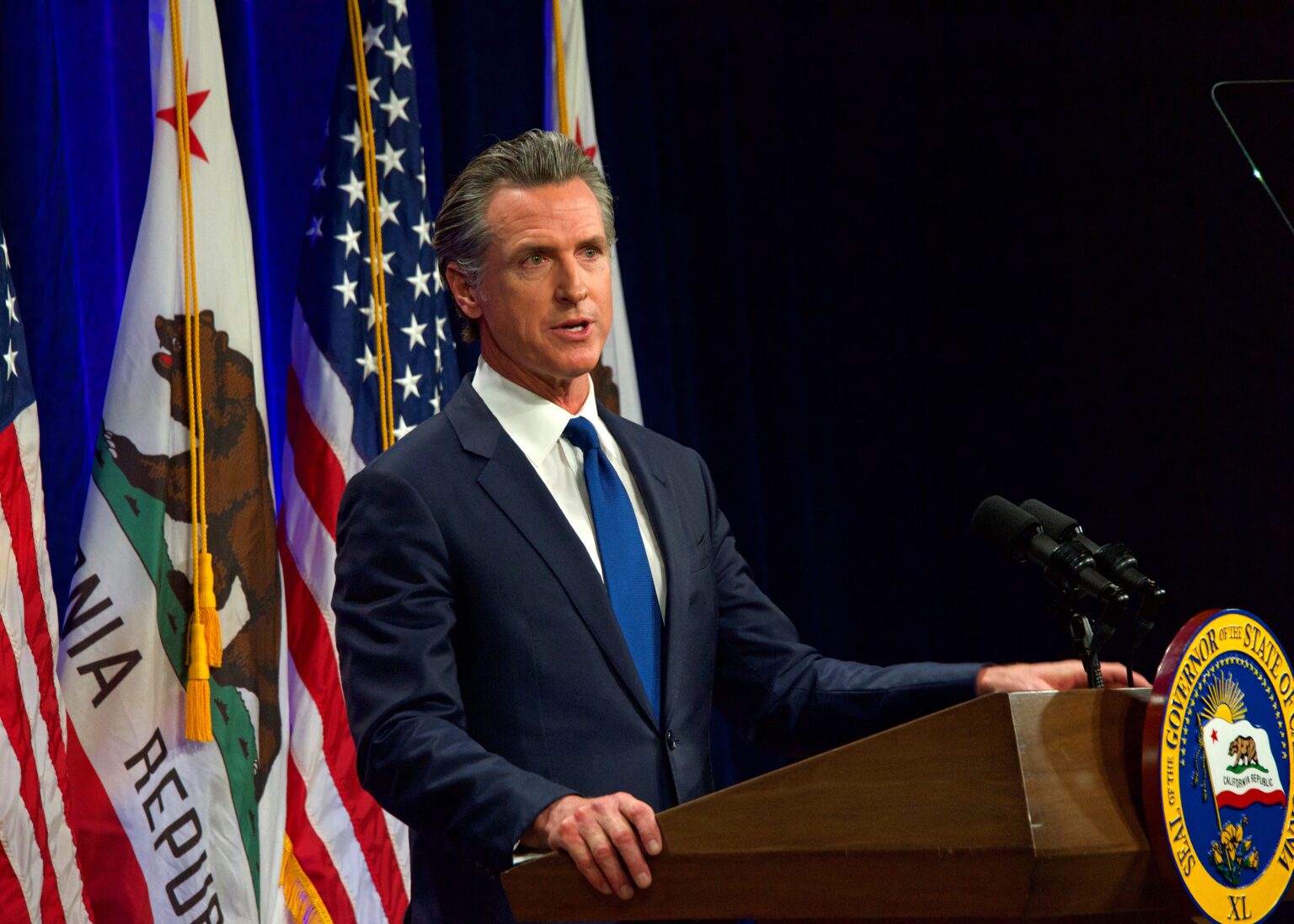 Newsom Signs California Law Restricting Federal Access To Election ...