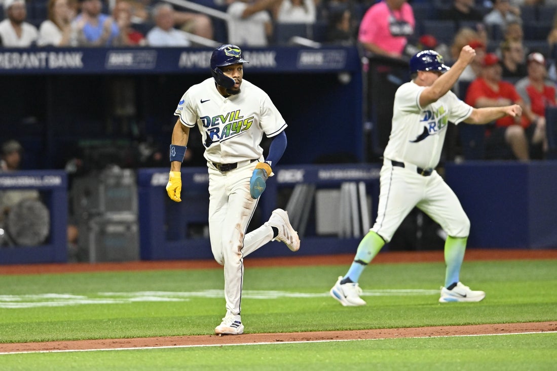 Rays’ Chandler Simpson (mouth), Taylor Walls (hamstring) exit vs ...