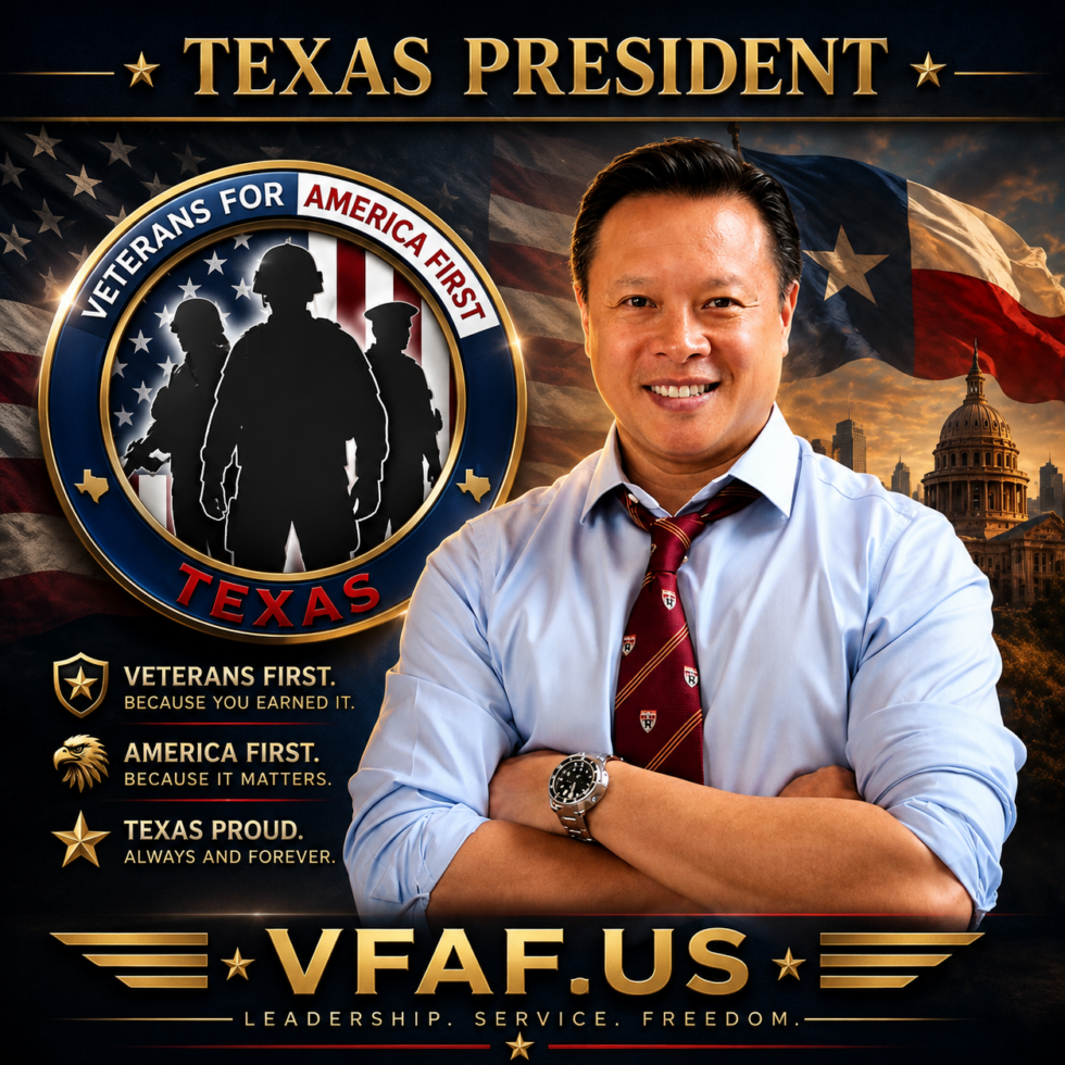 Veterans for America First Announces Nick Tran as Texas President ...