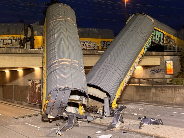 Deadly Freight Train Collision in Munich Sends Rail Cars Crashing From ...