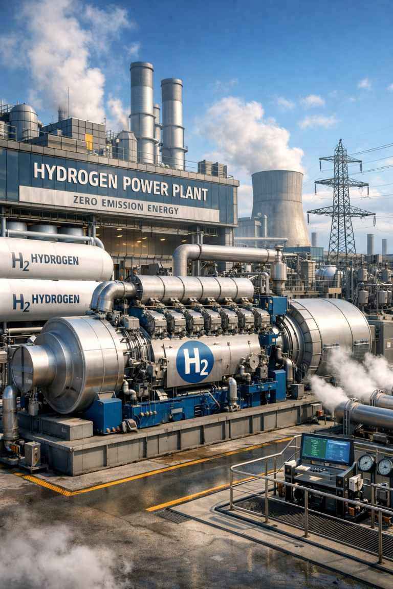 World’s First Large‑Scale Hydrogen Engine Begins Generating Electricity ...