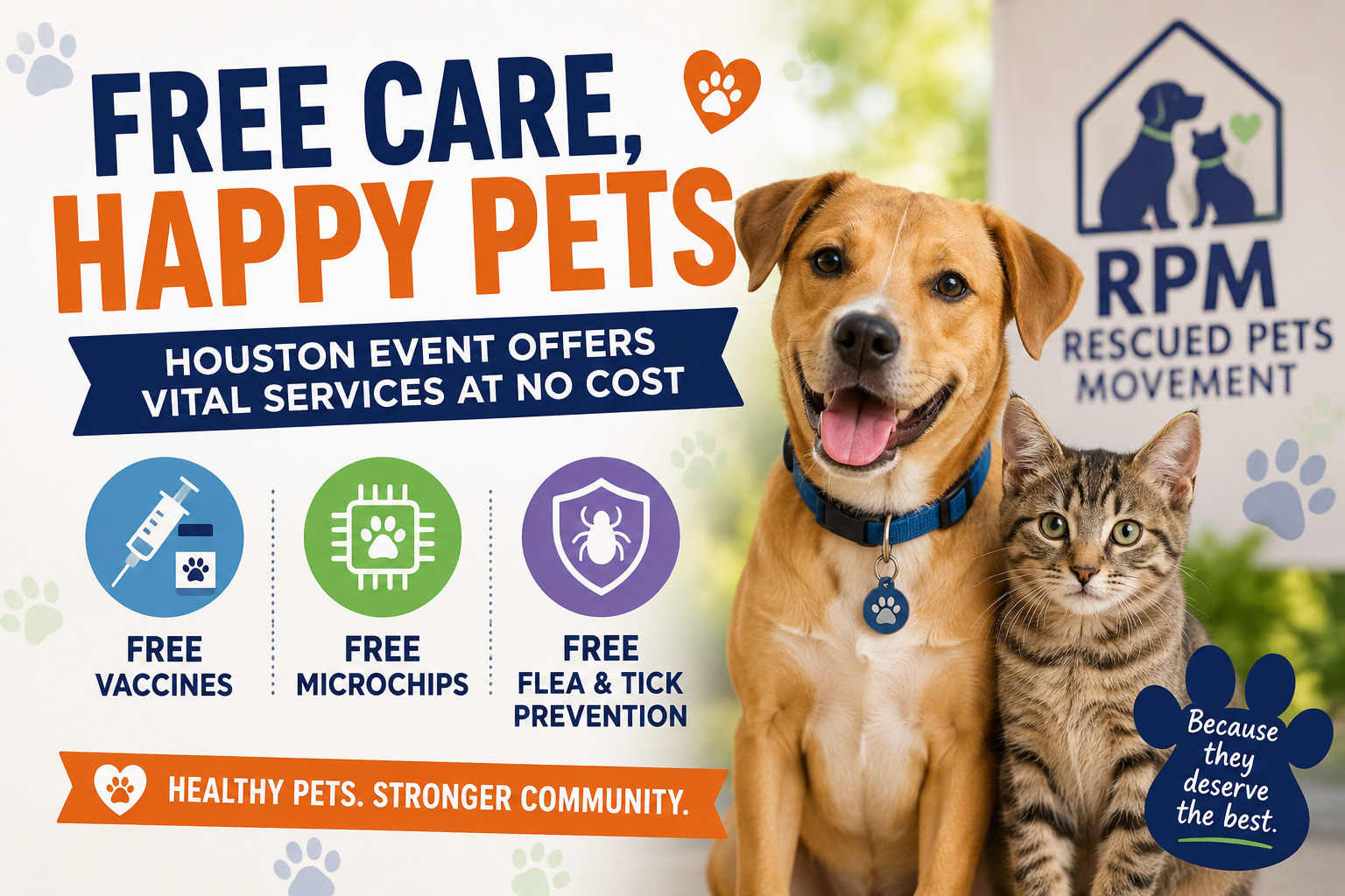 Free Care, Happy Pets: Houston Event Offers Vital Services at No Cost ...